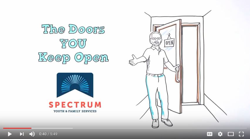 The Doors You Keep Open - Spectrum Youth & Family Services